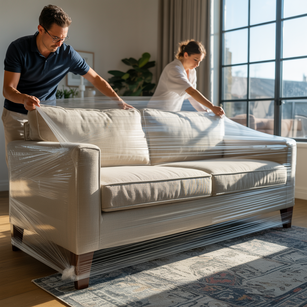 How to Wrap Furniture for Moving (Rookie-Proof Tips) - The Smooth Move Pro
